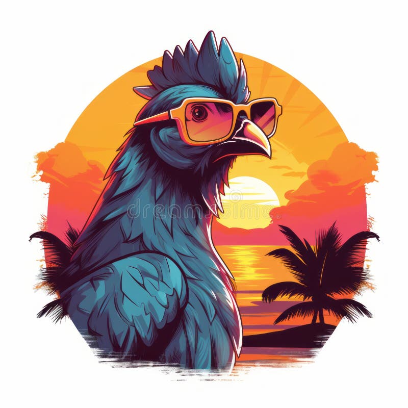 Cool Chicken In A Suit Realistic Hyper Detailed Rendering For Stock