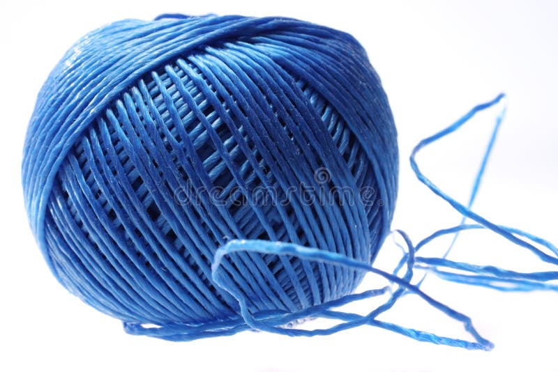 Blue rope stock image. Image of textile, crafter, clothing - 8217515