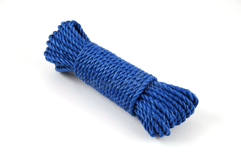 Blue rope stock image. Image of rope, interweaving, filaments - 9728949