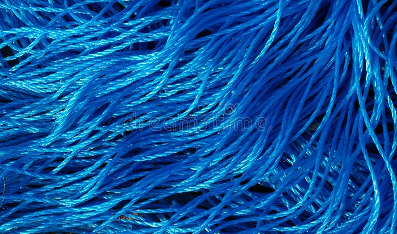 Ship rope in Port stock photo. Image of hanging, blue - 16117598