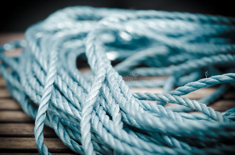 Blue rope stock image. Image of direct, sunrise, colors - 33774129