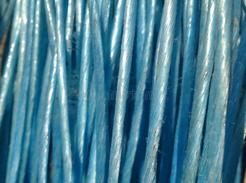 Blue rope details stock image. Image of ornament, craft - 48493985