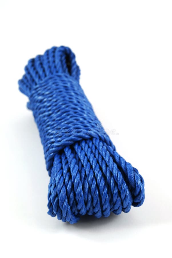 Blue rope stock image. Image of rope, interweaving, filaments - 9728949