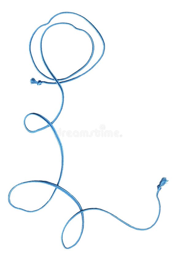 Blue rope swirl stock photo. Image of cord, circle, connection - 12345912
