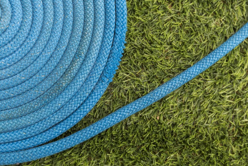 Close up of blue rope stock image. Image of details - 200113479
