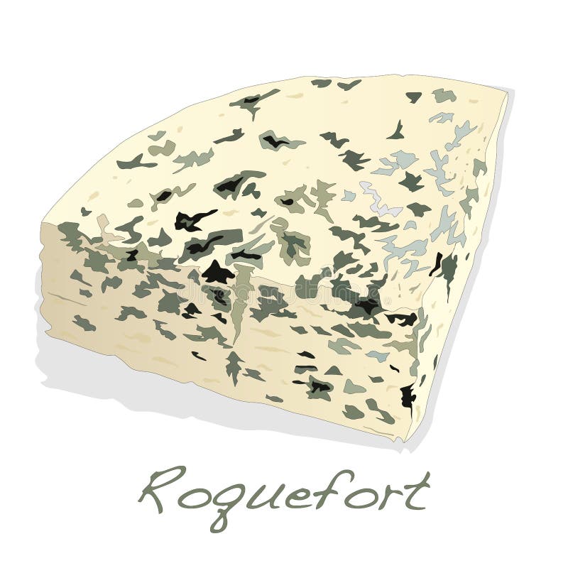 Roquefort Cheese and Fungi Penicillium Roqueforti, Used in Its ...