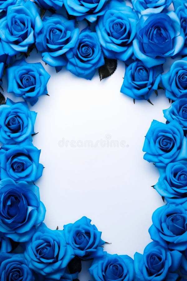 A Blue Space Background with a Glowing Sphere Stock Photo - Image of ...