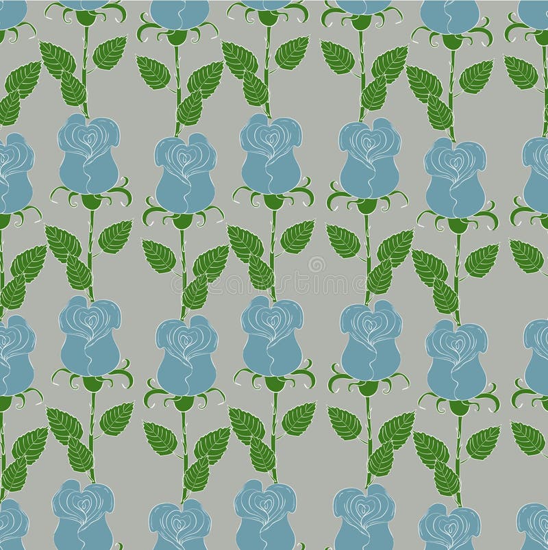 Blue roses stock vector. Illustration of birthday, paper - 42371880