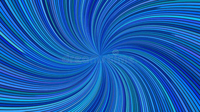 Blue Rotating Psychedelic Spiral Burst Stripes - Seamless Loop Stock ...