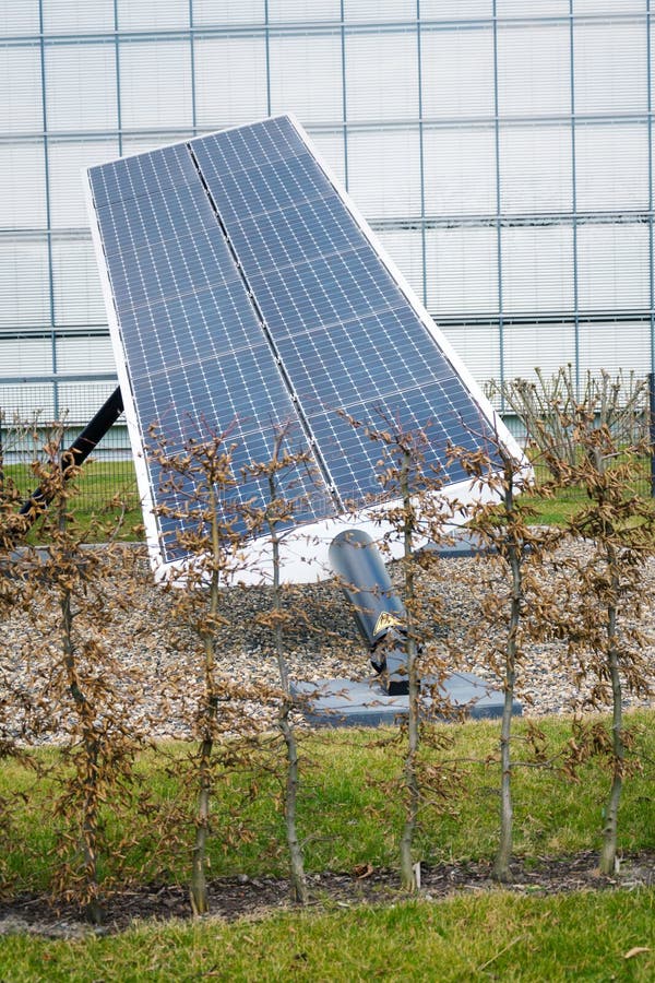 Rotating solar panels stock photo. Image of cells, ecology - 28054474