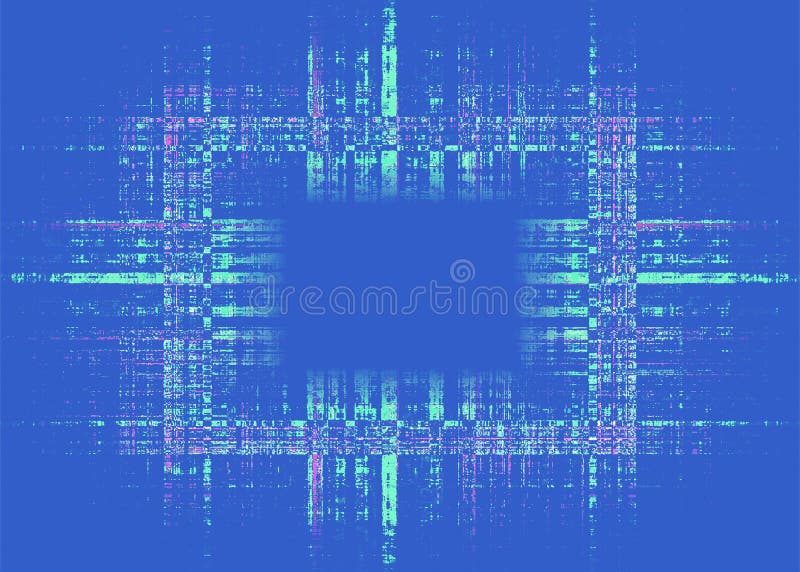 Blue rough lines frame stock illustration. Illustration of frame ...