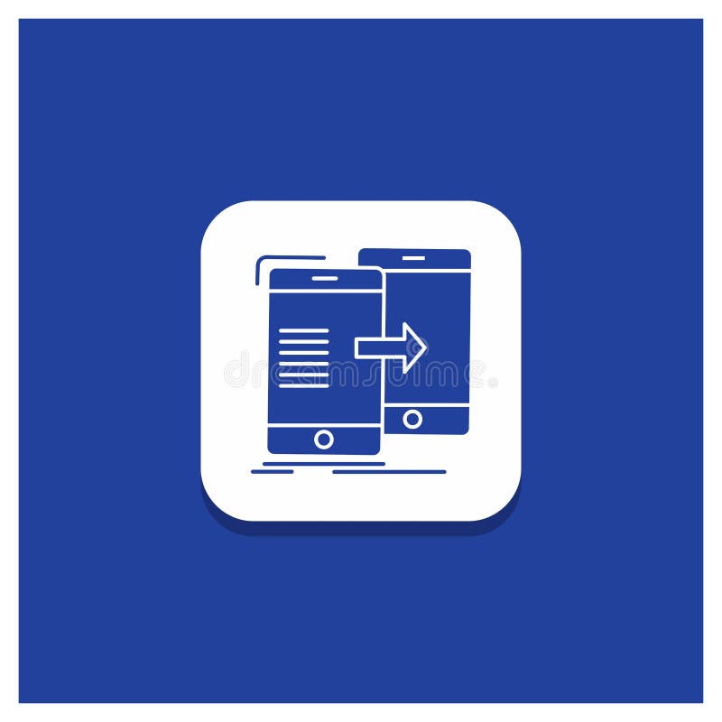 Blue Round Button for Data, Sharing, Sync, Synchronization, Syncing ... Blue Round Button for Data, Sharing, Sync, Synchronization, Syncing ...