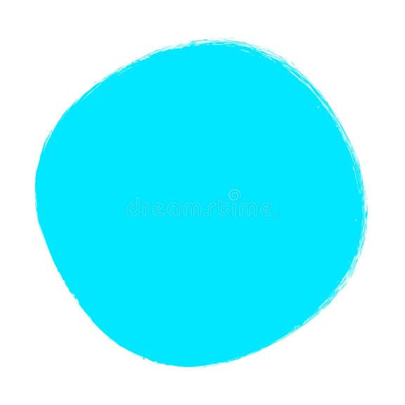 Blue Round Circle Icon, Globe Planet Stock Vector - Illustration of ...