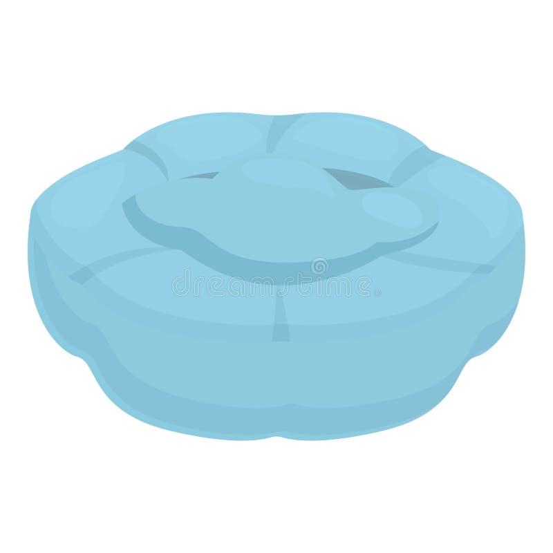 Blue Round Comfortable Inflatable Swimming Pool Float Ring Stock Vector ...