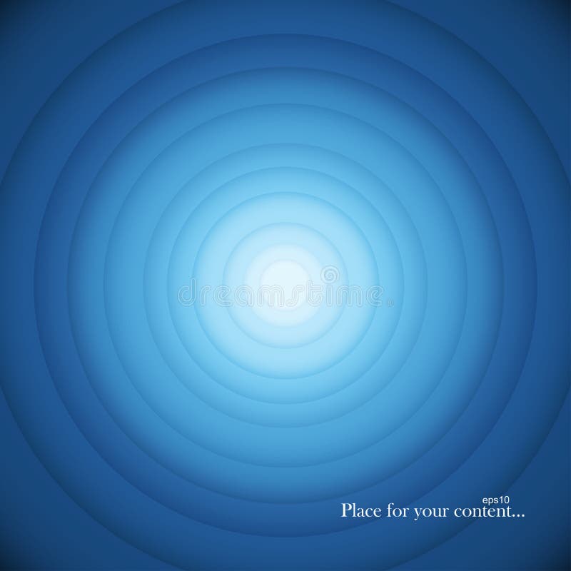 Blue round concept. stock vector. Illustration of decorative - 89072478