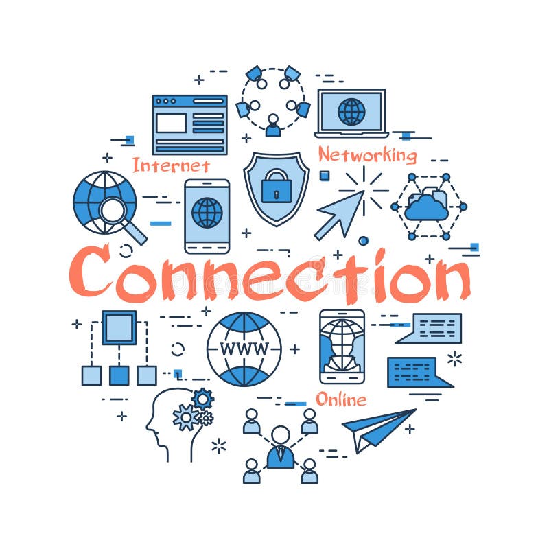 Blue Global Load Balancer Concept Stock Vector - Illustration of ...