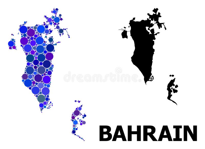 Bahrain Map Dot Stock Illustrations – 77 Bahrain Map Dot Stock ...