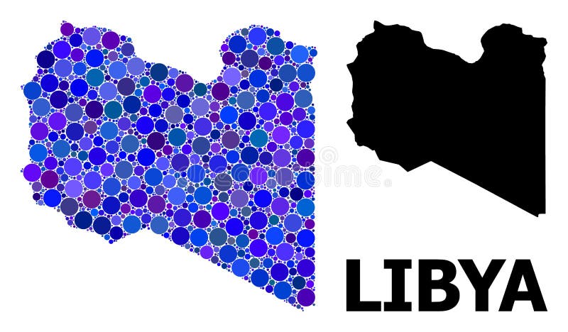 Libyan regional flags stock vector. Illustration of libya - 63909230