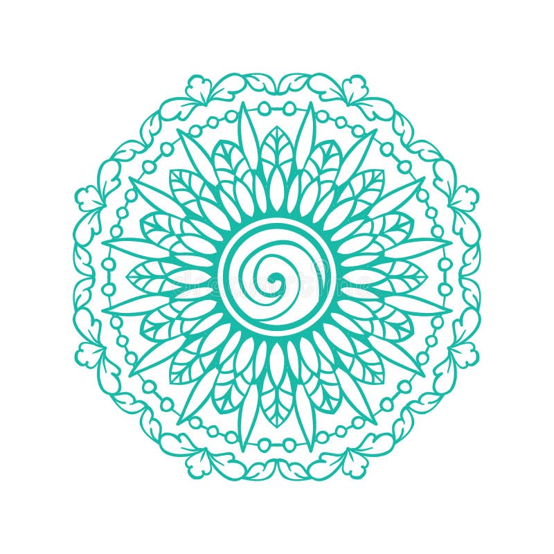 Simple Mandala Blue Stock Illustrations – 3,655 Simple Mandala Blue ...