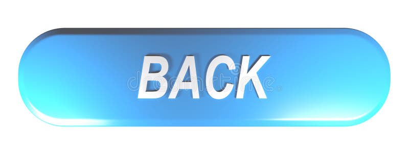 Blue Rounded Rectangle Push Button BACK - 3D Rendering Stock ...
