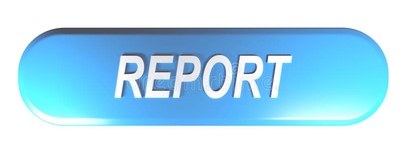 Blue Rounded Rectangle Push Button REPORT - 3D Rendering Stock ...