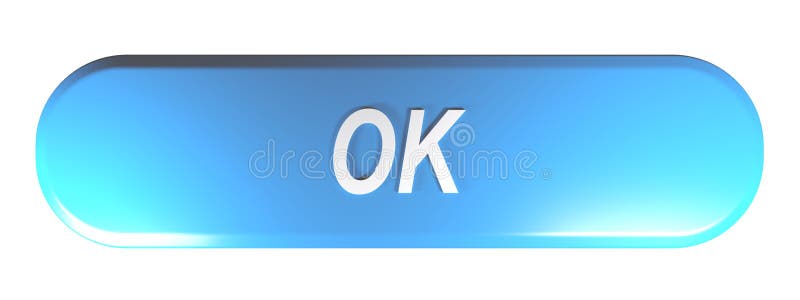 Blue Rounded Rectangle Push Button INVEST - 3D Rendering Stock ...