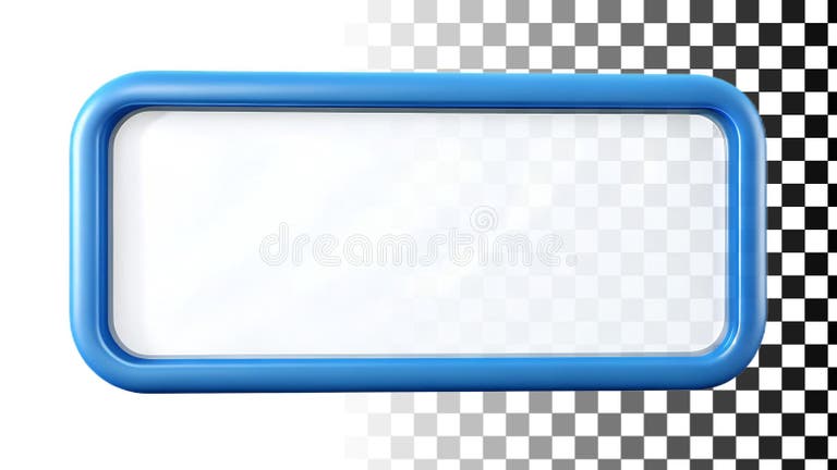 Blue Rounded Rectangle, Shape and UI Element Png Transparent Image ...
