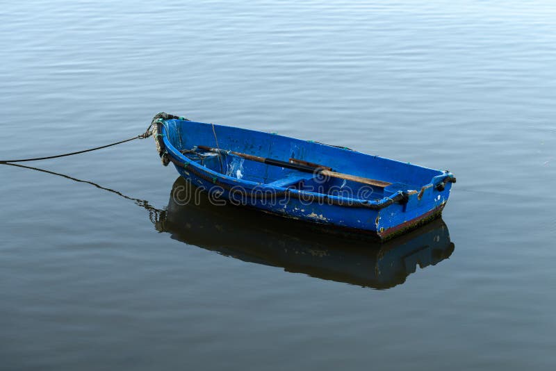 Blue Rowing Boats from Above Stock Photo - Image of wood, rent: 24357274