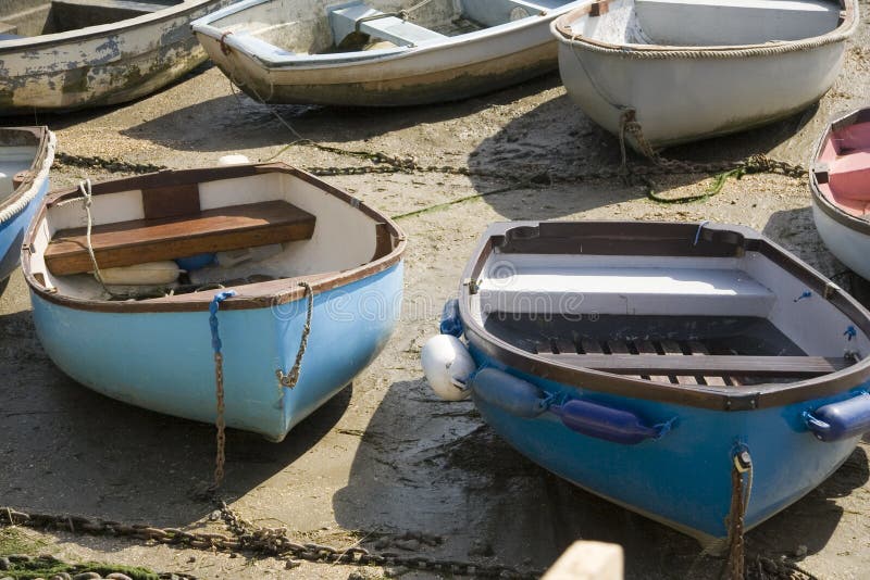 Blue Rowing Boats Picture. Image: 685767