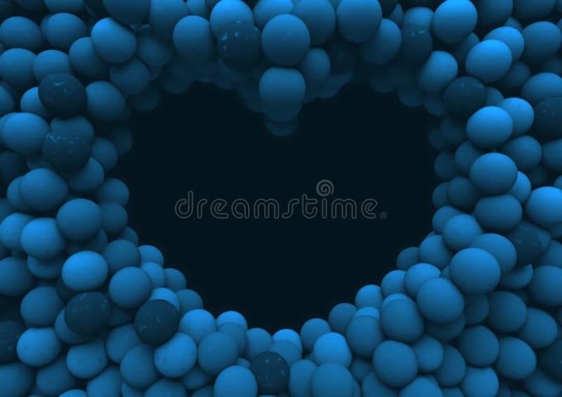 Blue Rubber Balls stock illustration. Illustration of closeup - 256142575