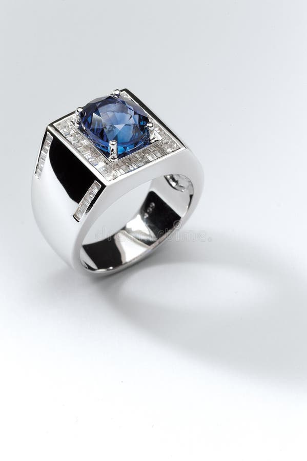 Blue ruby ring stock photo. Image of background, price - 26040690