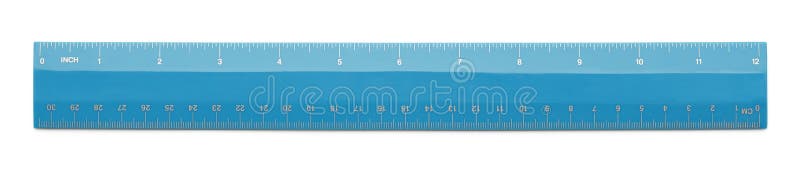 Blue Ruler stock image. Image of plastic, isolated, education - 62460825