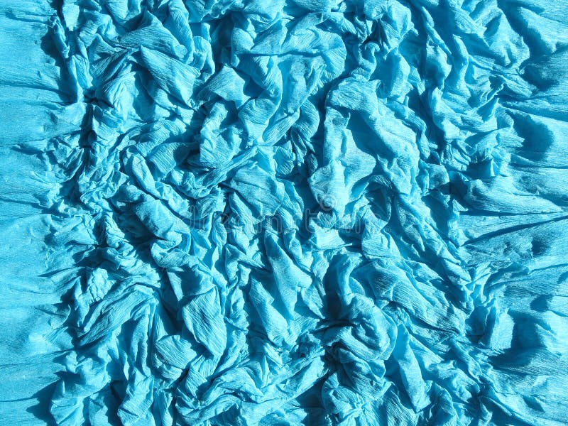 Blue rumple paper stock image. Image of abstract, closeup - 27144195
