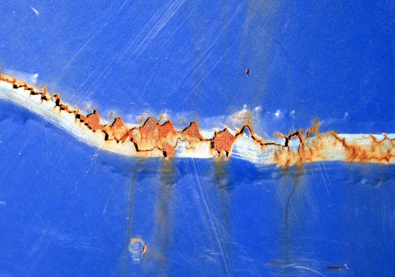 Blue rust stock image. Image of peeling, brown, rust, ferro - 1230623