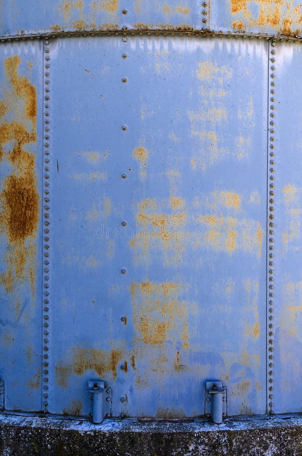 Blue Rusted Metal Textured Background Stock Photo - Image of rust ...