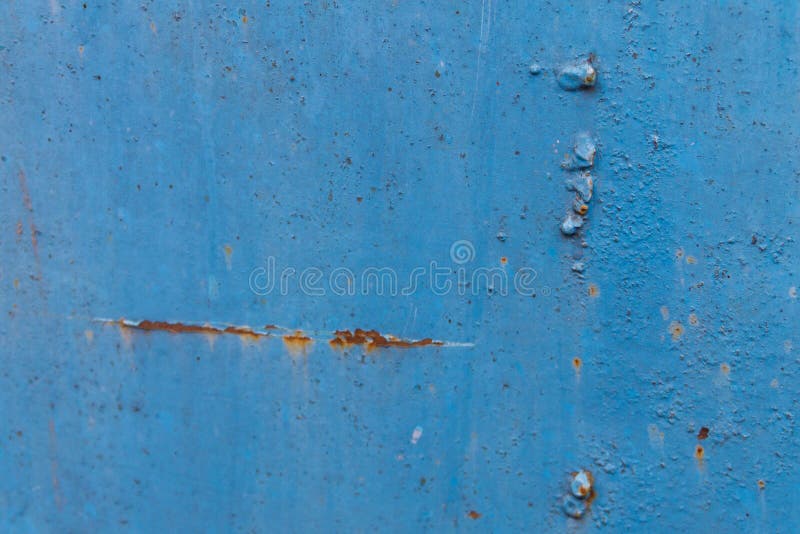 Blue rusty metal texture stock photo. Image of industry - 112987374