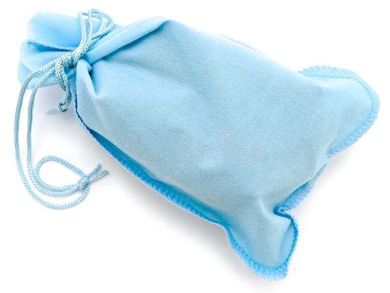 Blue sac stock photo. Image of material, container, gifts - 9136684