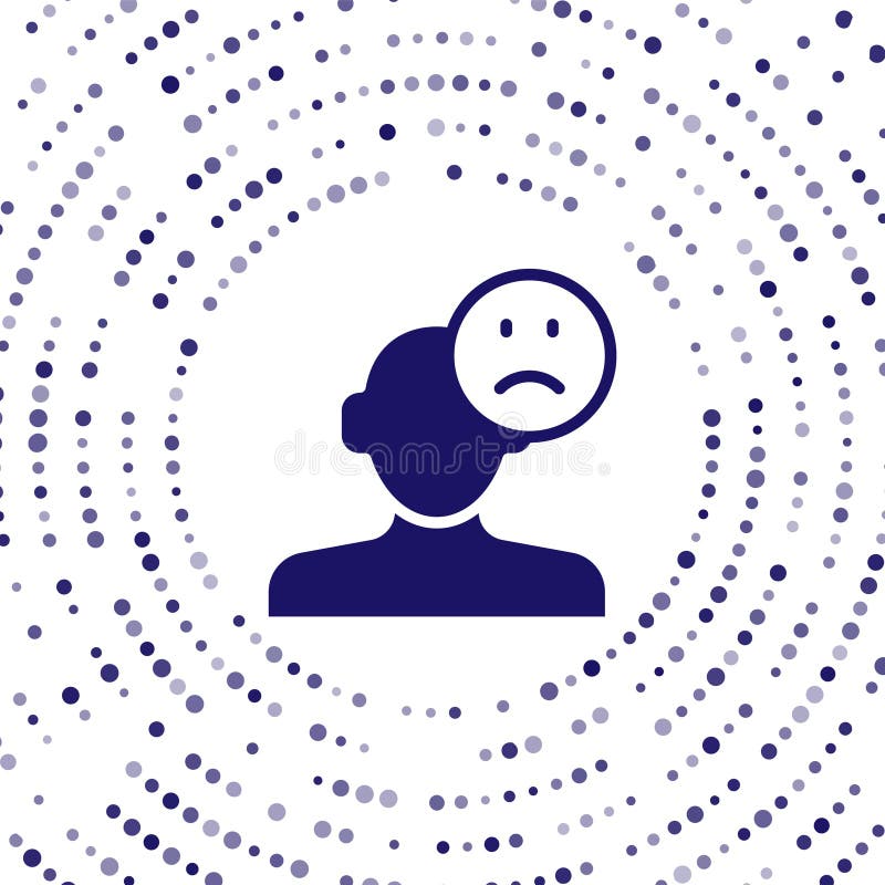 Set Sad and Depressed Man, Bad Mood, Human with Question Mark ...