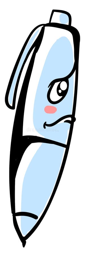 Sad Pen Cartoon Stock Illustrations – 525 Sad Pen Cartoon Stock ...