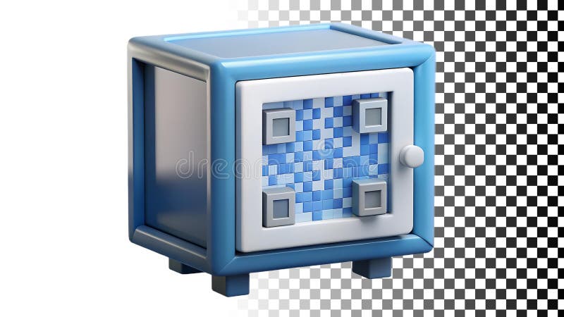Blue Safe Box for Secure Storage and Home Security Png Transparent ...