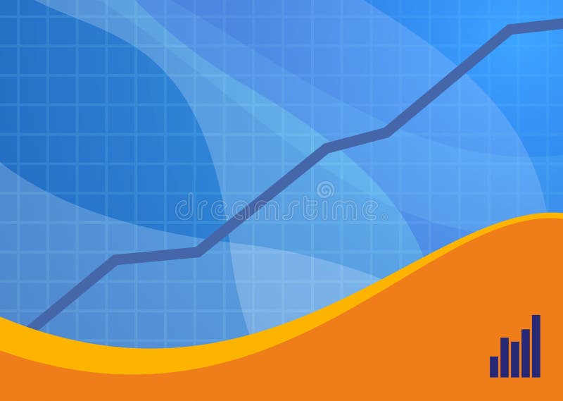 Blue Sales Stock Market Analysis Stock Illustration - Illustration of ...