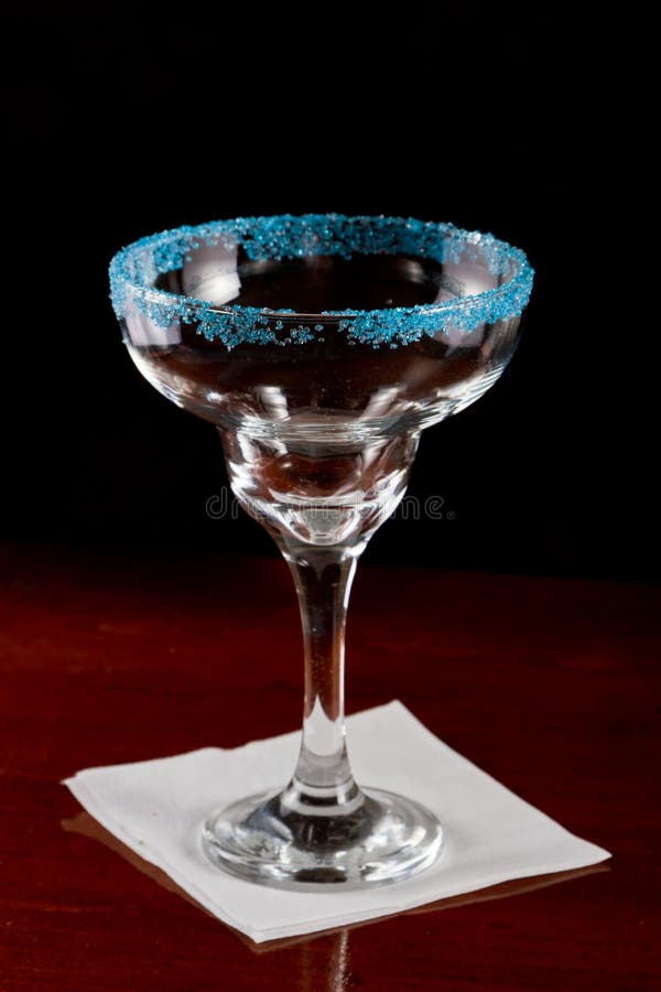 Salt rim margarita glass stock image. Image of garnish - 28958265