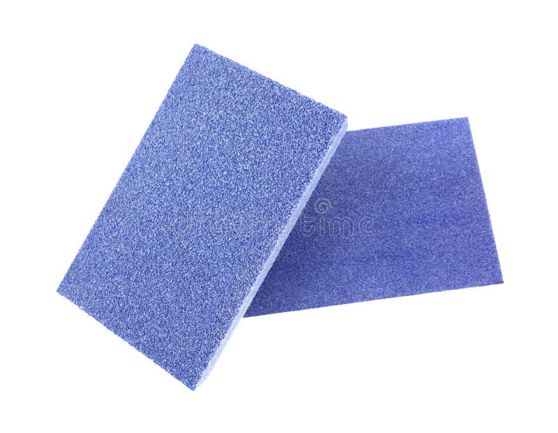 Blue sanding blocks stock photo. Image of arranged, blue - 26143678