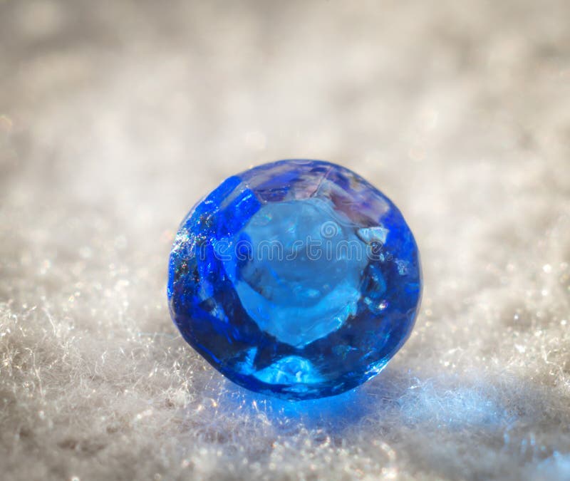 Sapphire Crystal in the Sand Stock Photo - Image of africa, geology ...