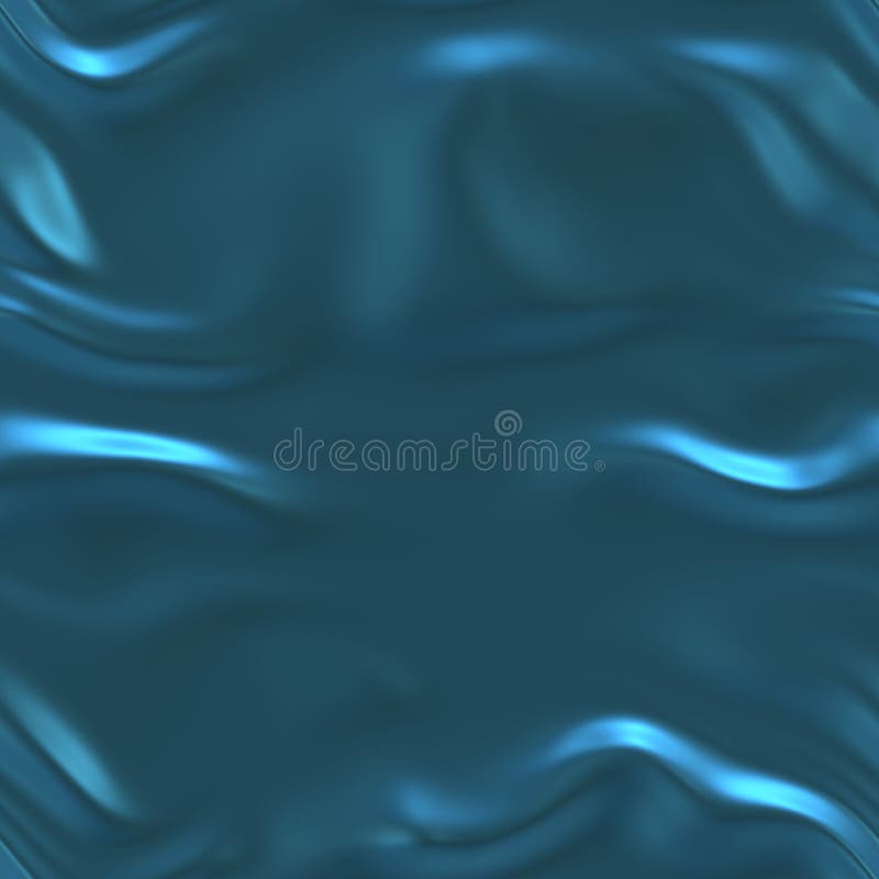 Blue Satin Ribbon Isolated on White Background. Stock Illustration ...