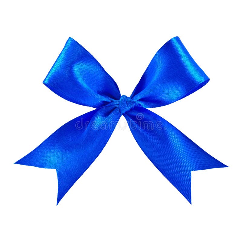 Blue Ribbon Texture, Close-up Stock Photo - Image of abstract, color ...