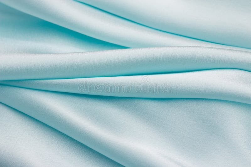 Blue satin stock image. Image of delicate, silk, curve - 33447373