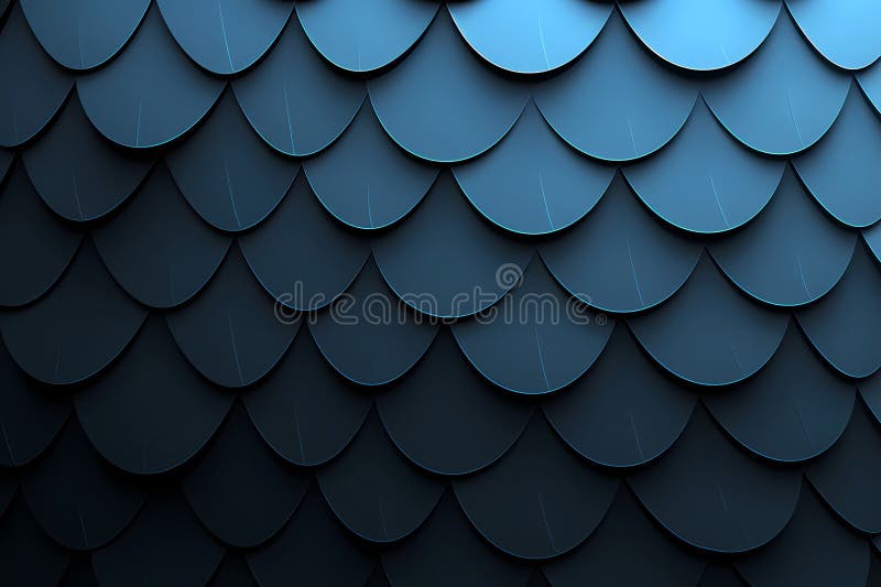Blue Scales Pattern Abstract Background. Wallpaper, Backdrop. 3D Render ...