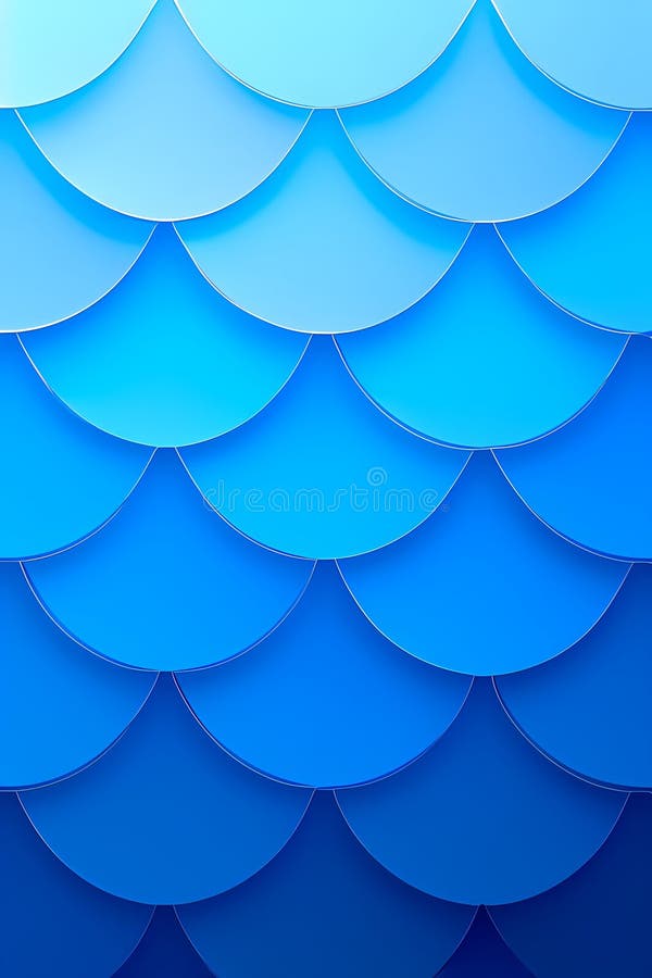 Blue Scales Pattern Abstract Background. Wallpaper, Backdrop. 3D Render ...