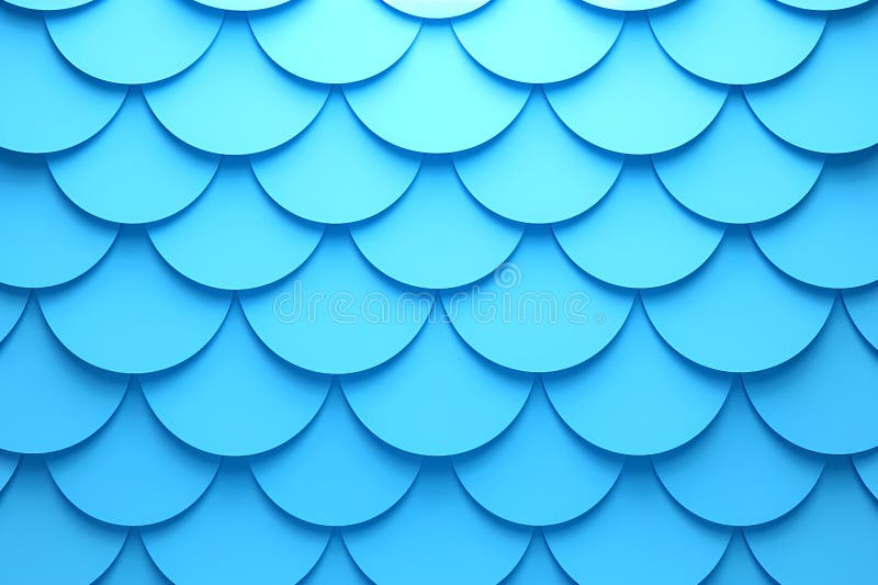 Blue Scales Pattern Abstract Background. Wallpaper, Backdrop. 3D Render ...